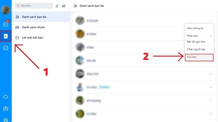 Cách hủy kết bạn trên Zalo đơn giản cho mọi thiết bị